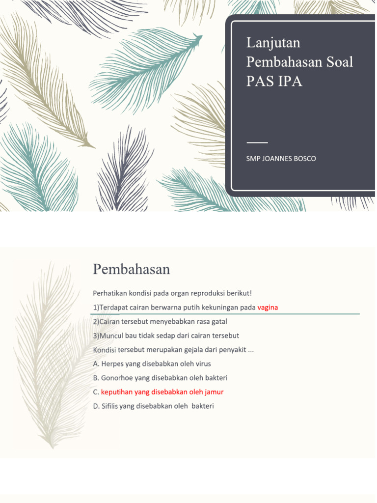 Lanjutan Pembahasan PAS IPA | PDF