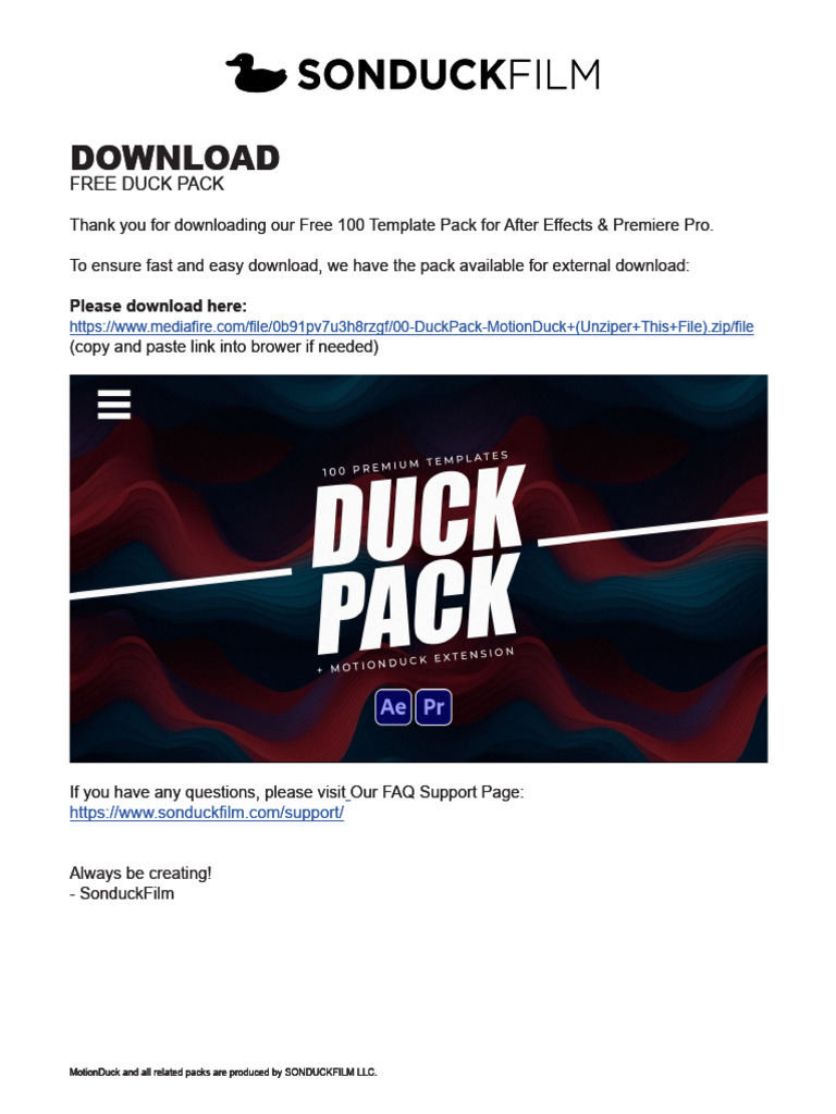 00 DuckPack Download Here Link | PDF | Games & Activities | Computers