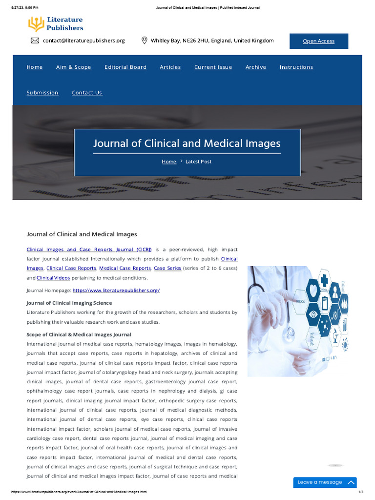 Clinical Imaging for Medical Experts | PDF | Medicine | Academic Journal