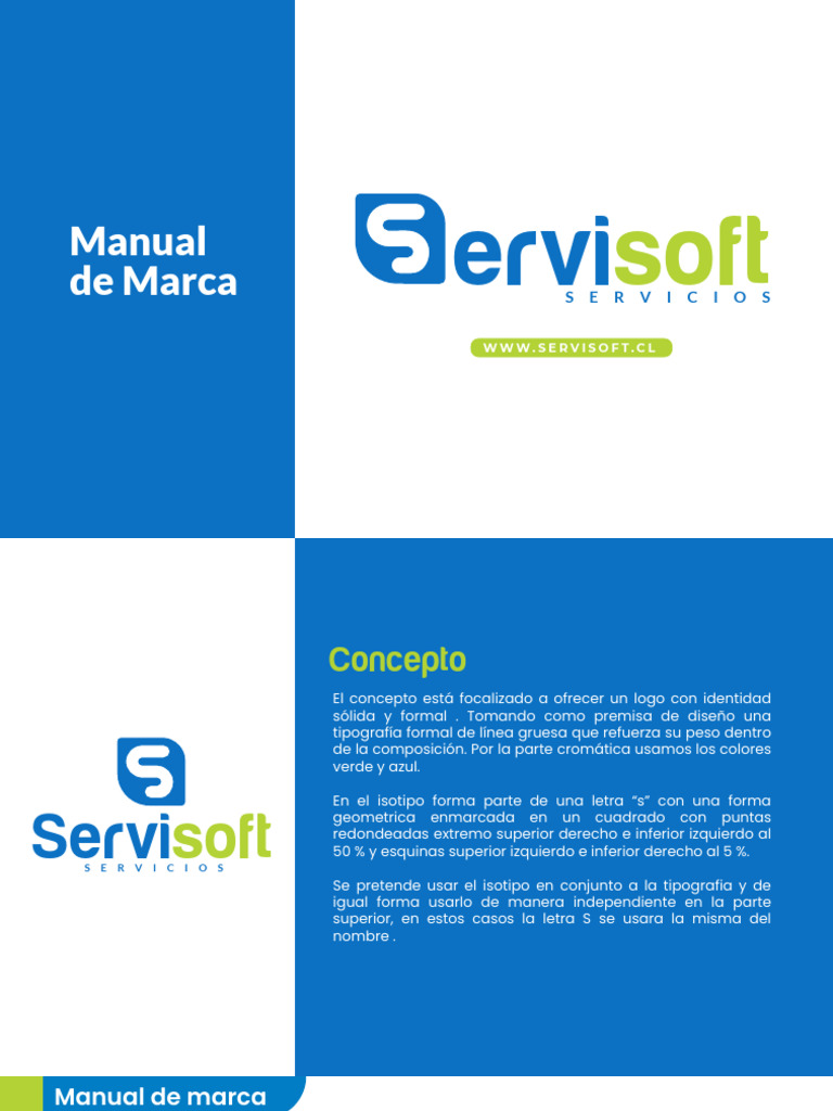 Logo Servisoft | PDF | Diseño de comunicacion | Diseño gráfico