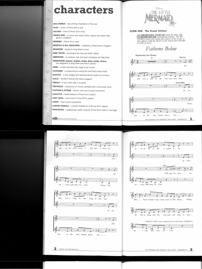 Little Mermaid Script | PDF