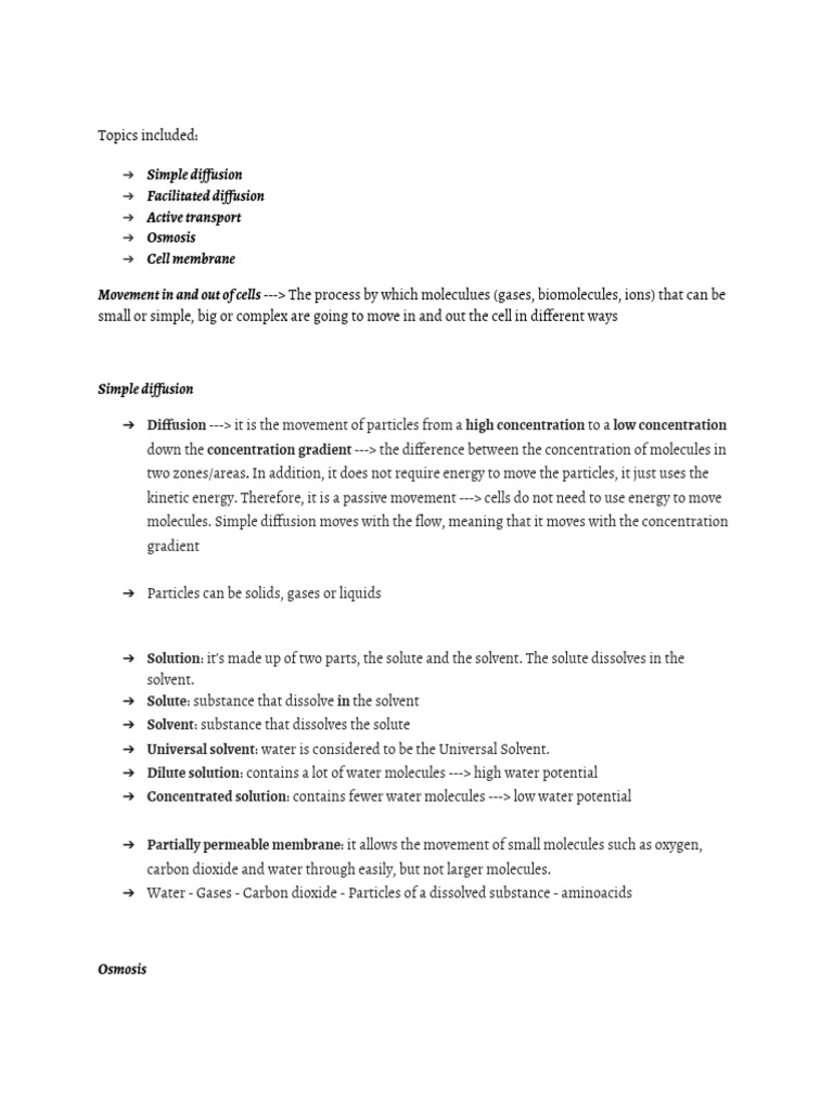Biology Test | PDF | Osmosis | Cell Membrane