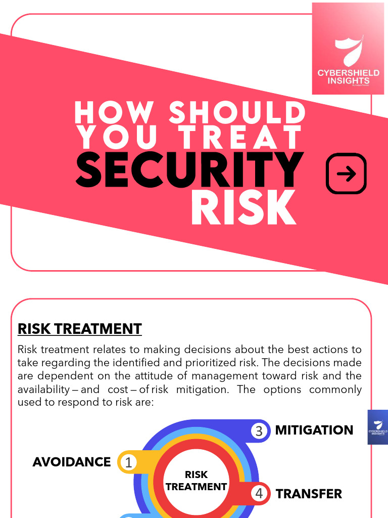 How Should We Treat Security Risk | PDF | Risk | Computer Security