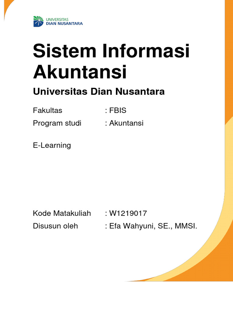 (P.1) Modul SIA | PDF | Pengelolaan Keuangan & Uang