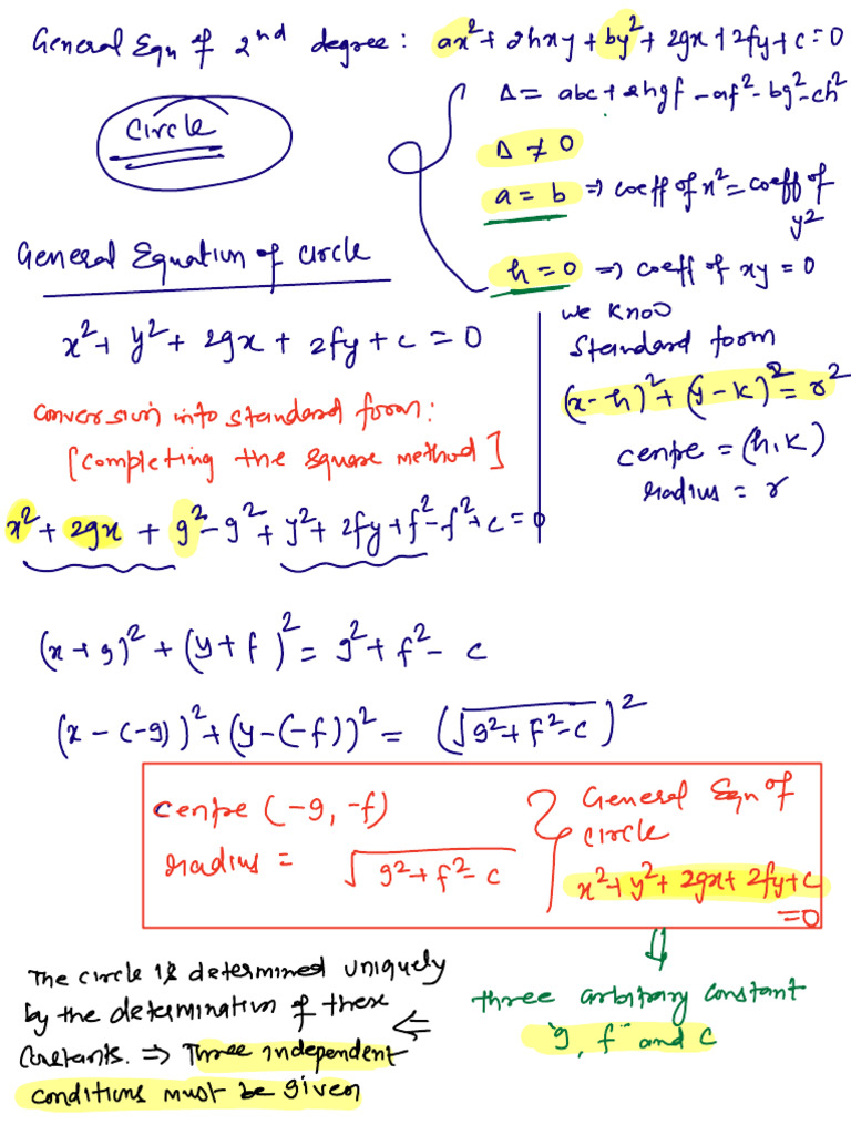 Note 17-Nov-2023 | PDF | Geometric Shapes | Analytic Geometry