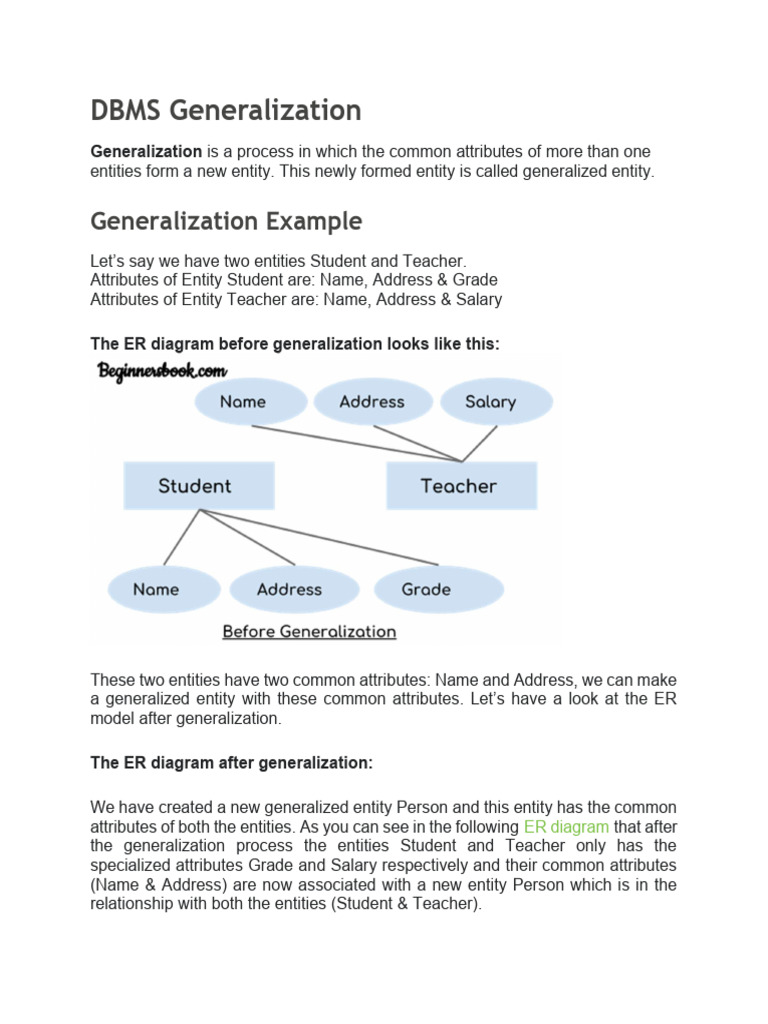 DBMS Unit 1 | PDF | Top Down And Bottom Up Design | Databases