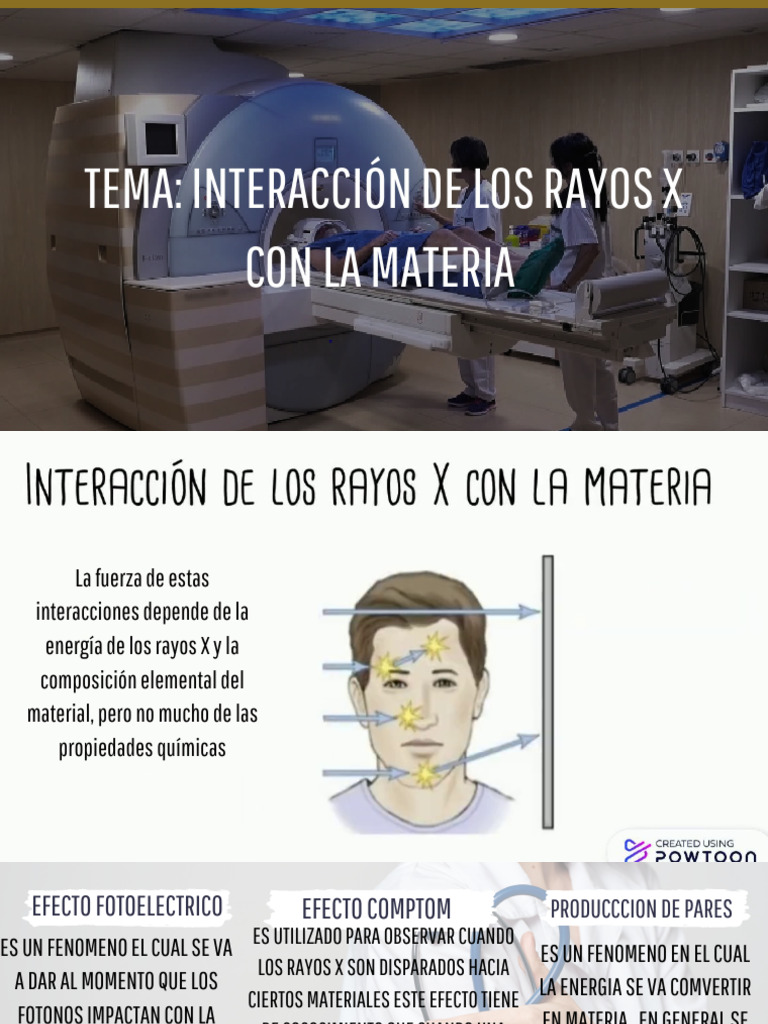 Interaccion de Los Rayos X | Descargar gratis PDF | Rayo X | Electrón