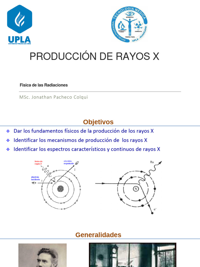 5TA - CLASE Rayos X - Fundamentos | PDF | Rayo X | Electrón