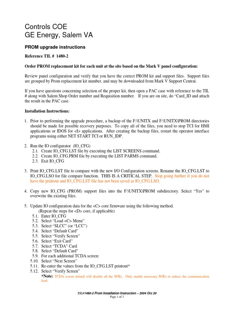 Mark V PROM Upgrade Instructions | PDF | Computer File | Directory ...