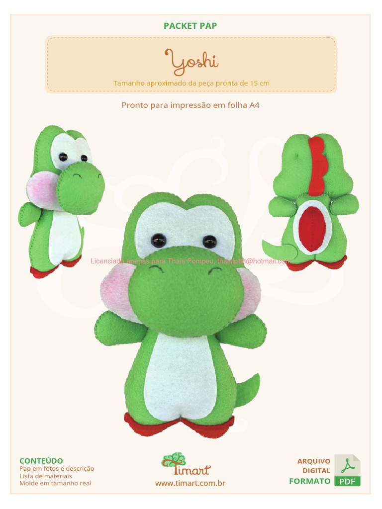 Yoshi 15 CM Pap - 338813 - 1692570008 | PDF