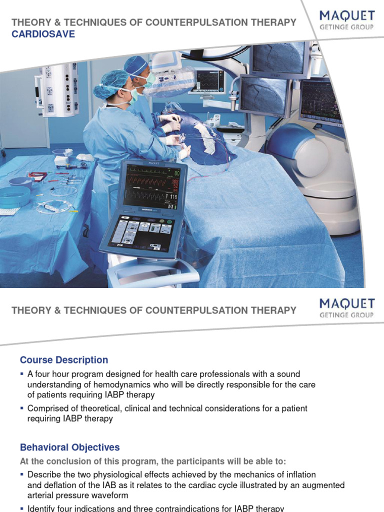 29303-Theory Techniques of Counterpulsation Therapy Cardiosave | PDF ...