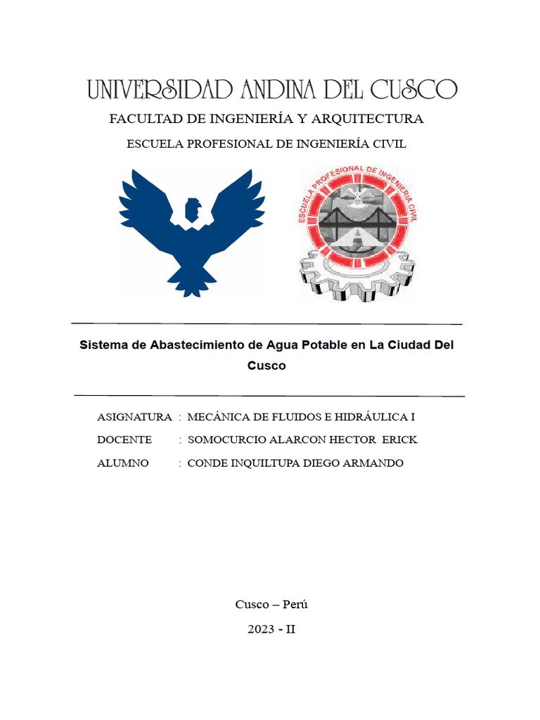 Seda Cusco | PDF | Agua | Agua subterránea