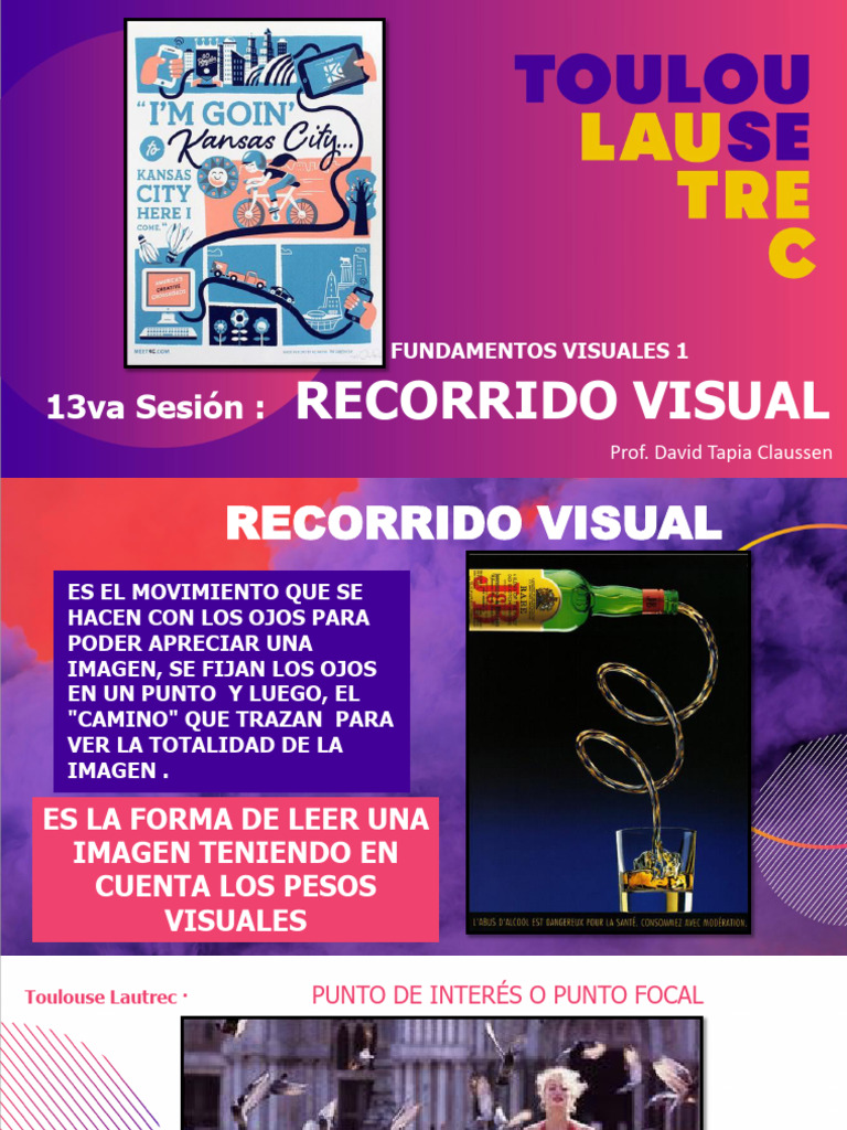 Semana13 RECORRIDO VISUAL 2020-2 - Copia TERMINADO | PDF | Percepción ...