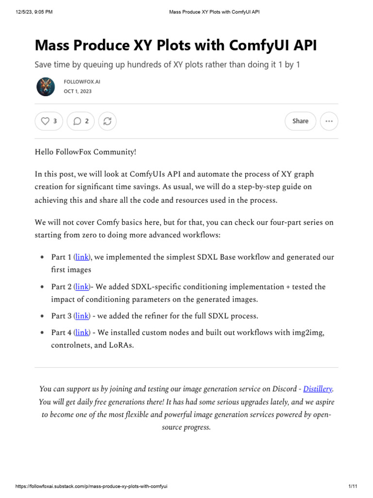 Mass Produce XY Plots With ComfyUI API | PDF | Parameter (Computer Programming) | Computer File