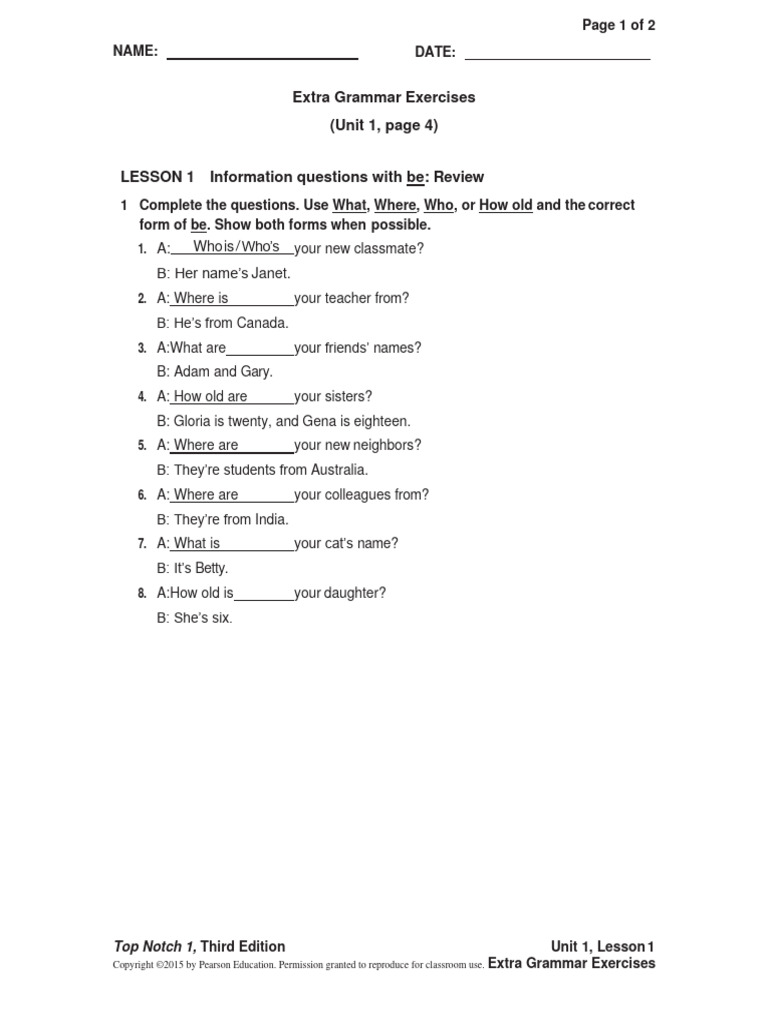 UNIT 01 Extra Gram Exercise | PDF | Linguistic Morphology | Linguistics