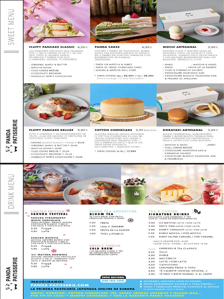 Carta Panda Patisserie Mayo 2021 | PDF