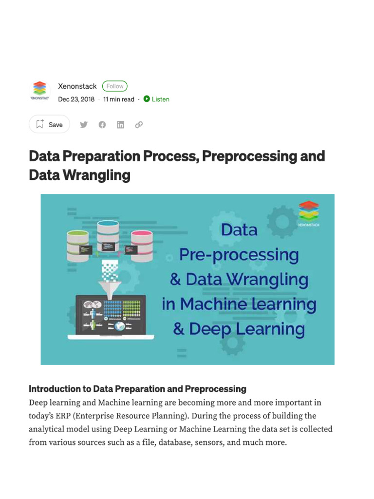 Data Preparation & Preprocessing | PDF Data Preparation & Preprocessing | PDF