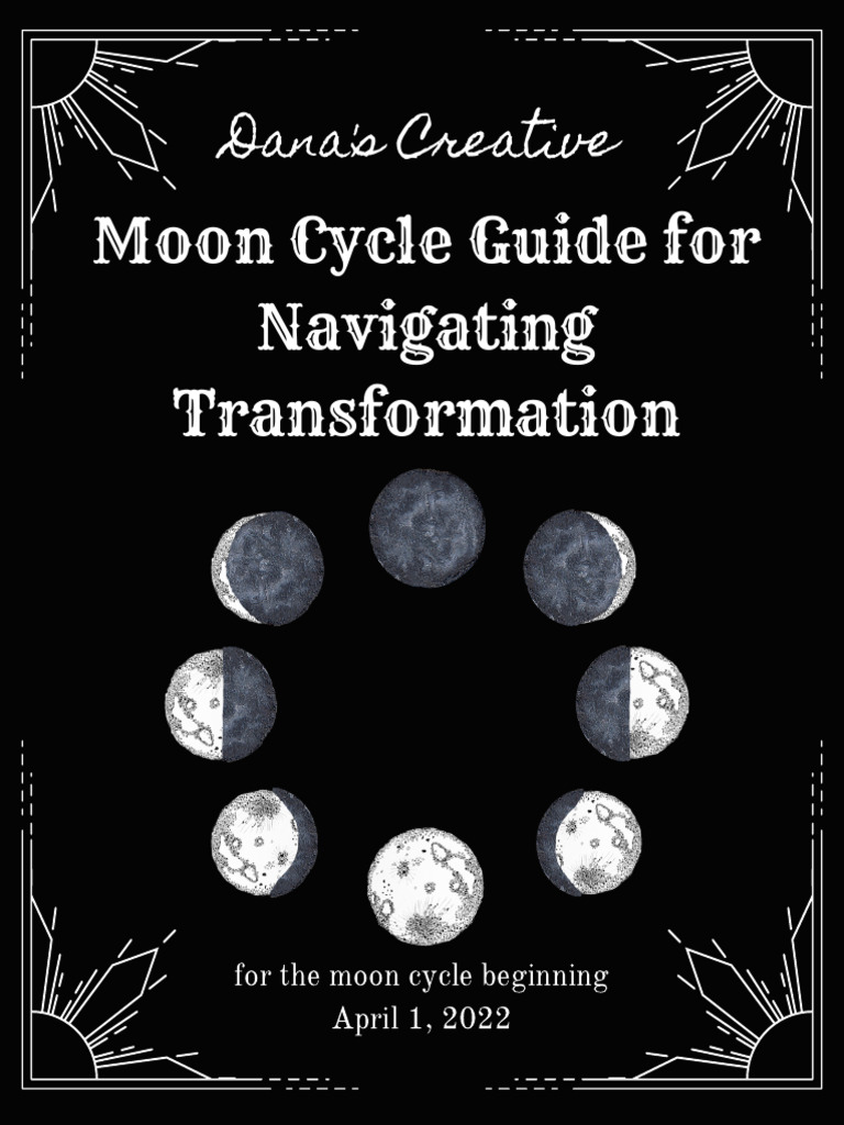 Moon Cycle Transformation Guide | PDF | Divination | Moon