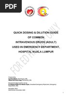 GTN Infusion Protocol | PDF | Causes Of Death | Angiology