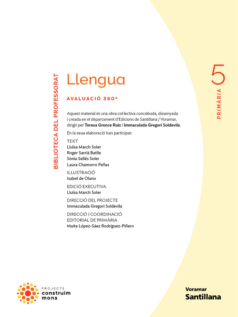 Avaluació Llengua 5prim CM Voramar | PDF