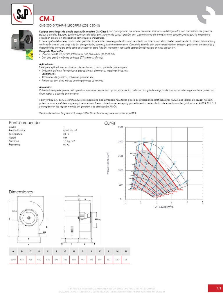 Ficha Tecnica Cmi-500 | Descargar gratis PDF | Cantidad | Cantidades ...