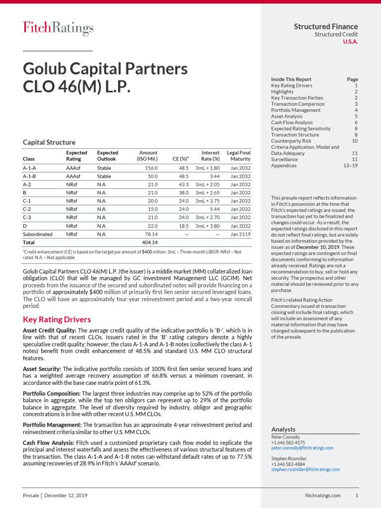 Structured Credit | PDF | Collateralized Debt Obligation | Structured ...