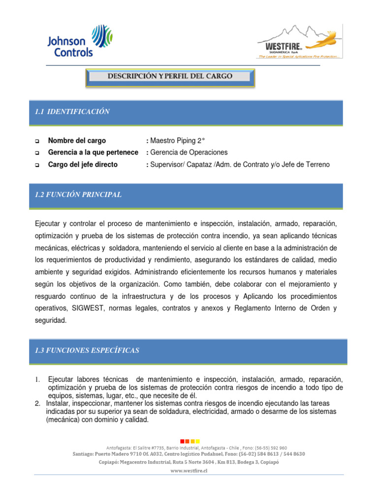 Descriptor de Cargo M2 Piping | PDF | Business