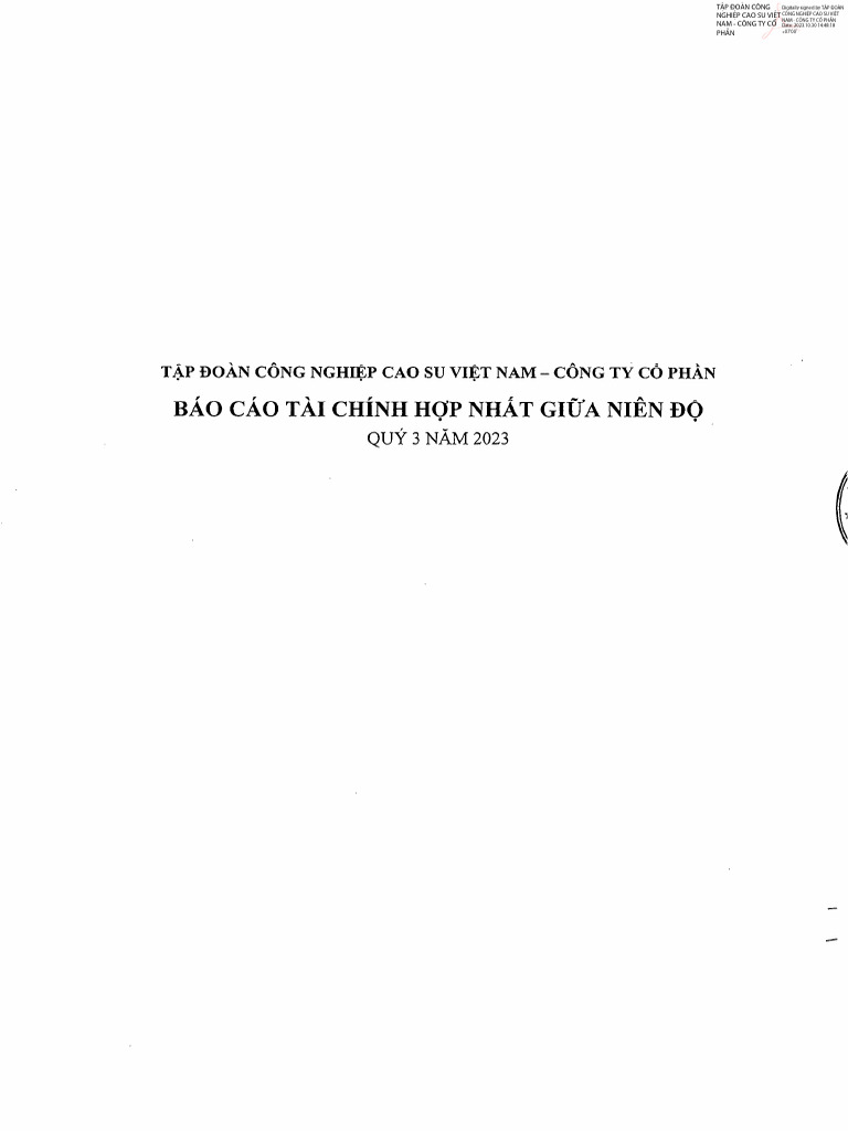 GVR 23Q3 BCTC HN | PDF