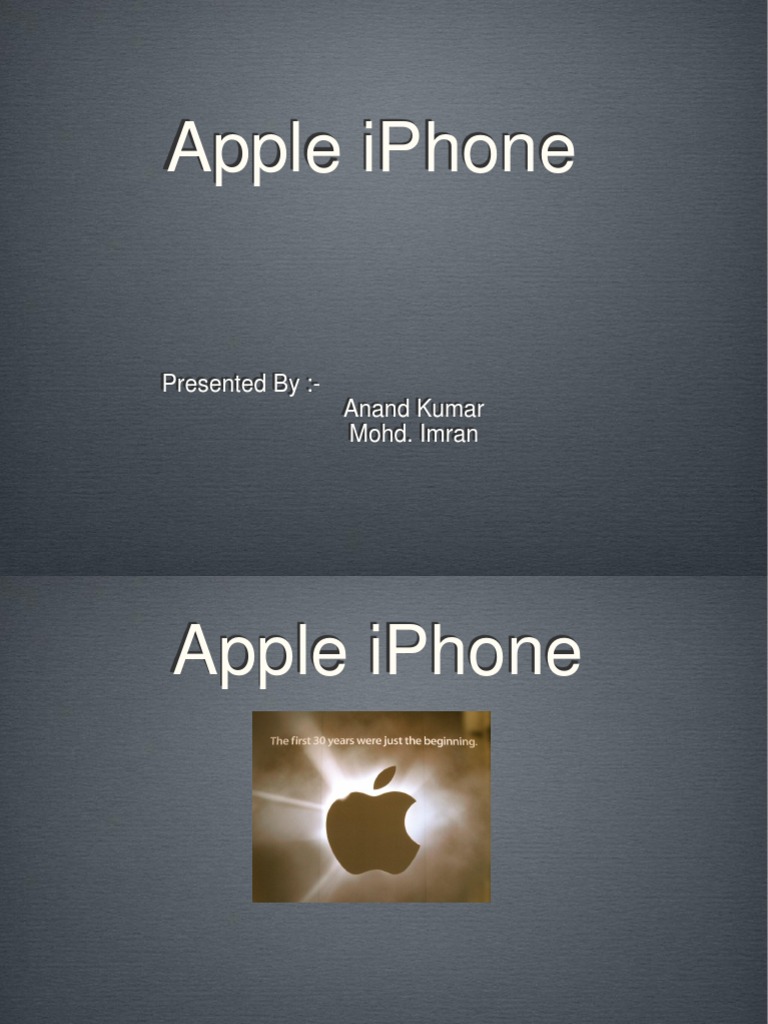 Apple iPhone Features and Specs | PDF | Computers