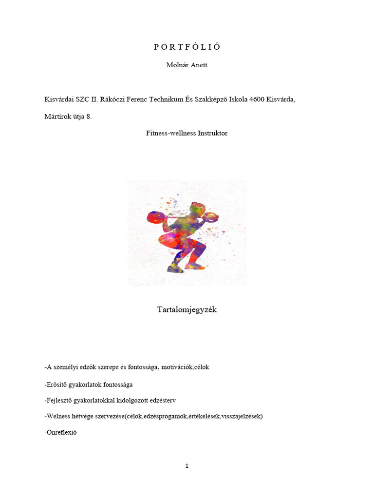 Portfólió: Molnár Anett | PDF