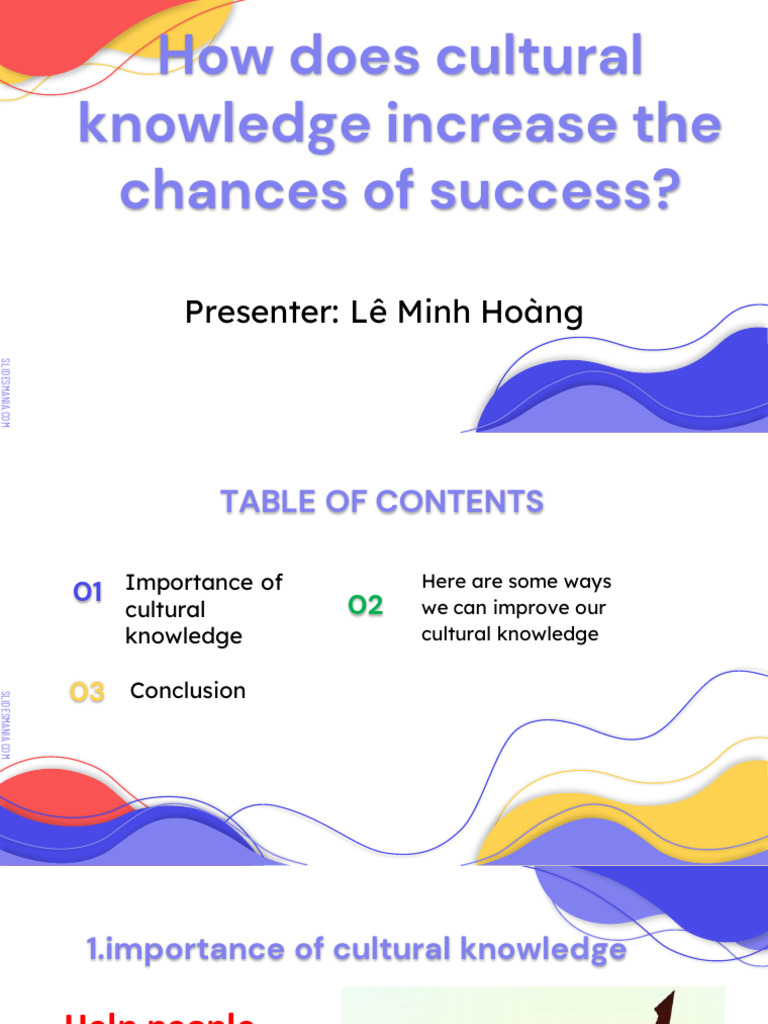 How Cultural Knowledge Increases Chance of Success | PDF