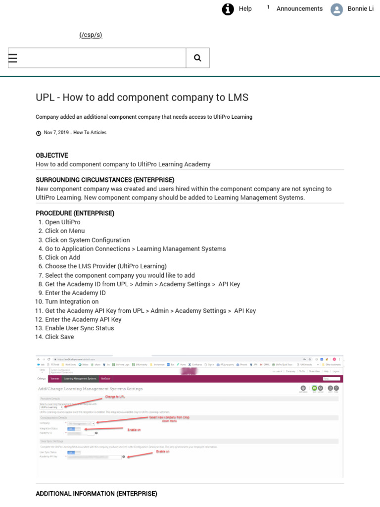 UPL - How To Add Component Company To LMS | PDF | Computer Science ...