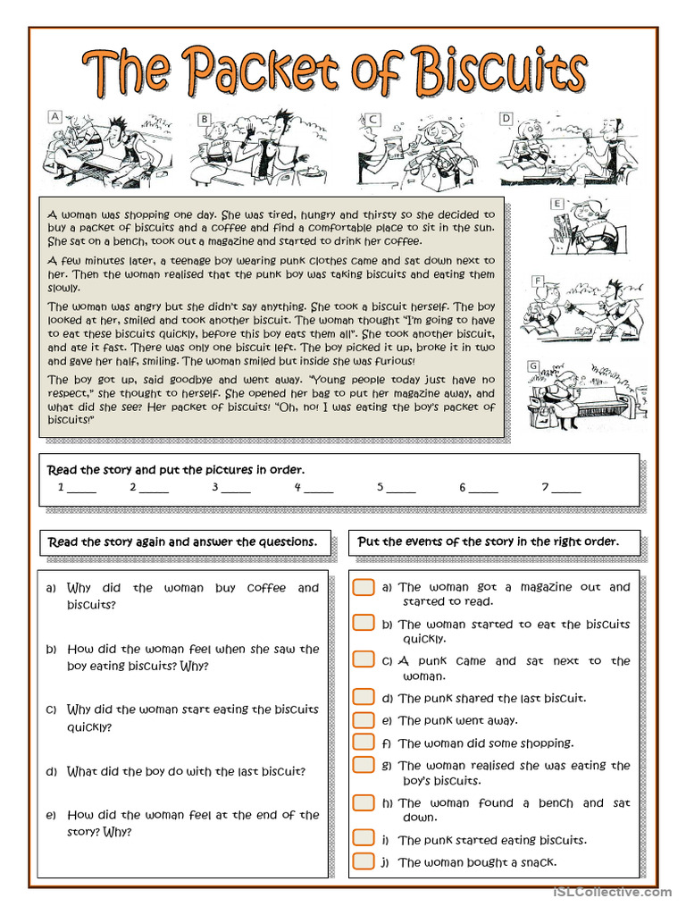 The Packet of Biscuits | PDF