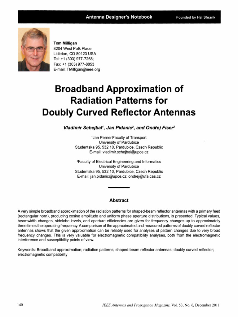 10 - Broadband Approximation of Radiation Patterns For Doubly Curved ...