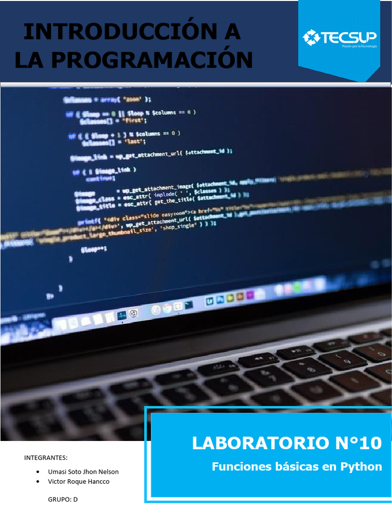 Funciones Básicas en Python: Laboratorio 10 | PDF | Programación de computadoras | Python ...