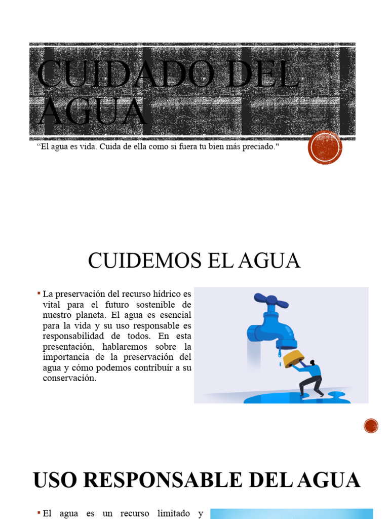 Cuidado Del Agua | PDF | Agua | Entorno natural