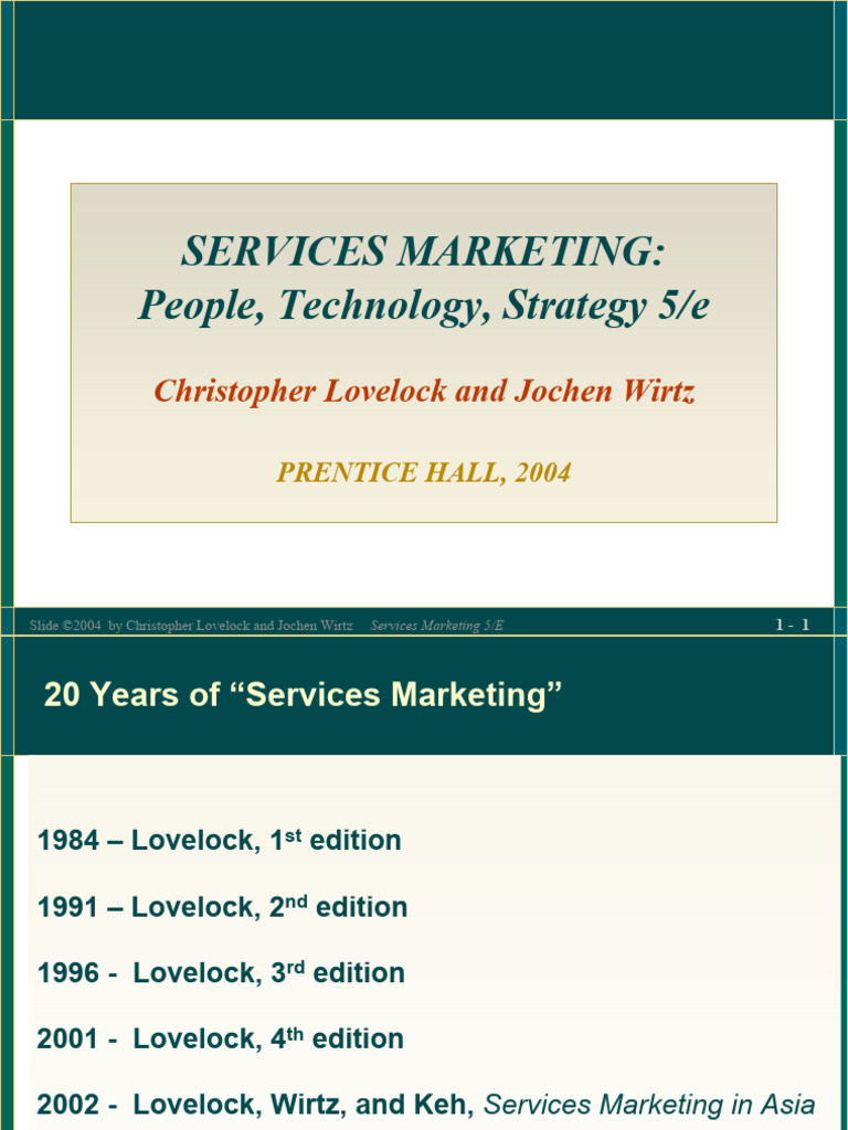 Services Marketing People Technology STR | PDF | Marketing | Economies