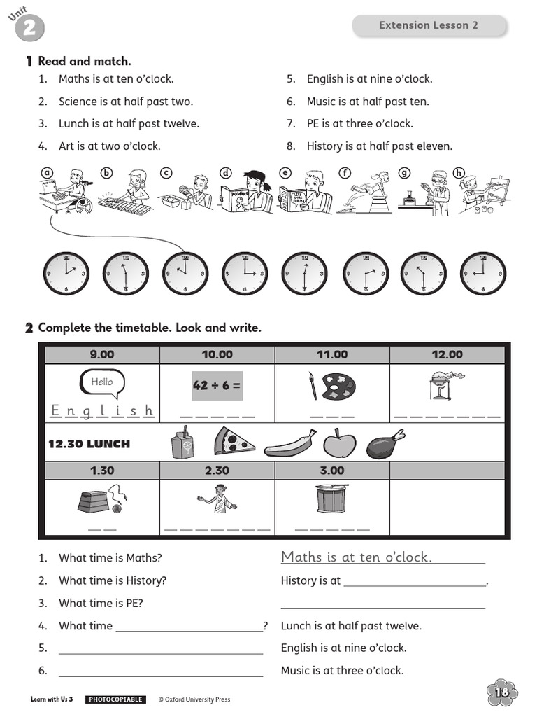 LWU 3 Extension Unit 2 | PDF