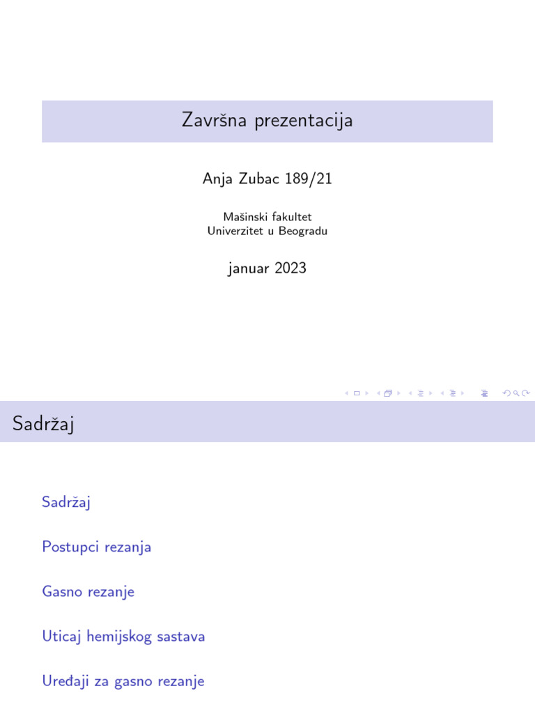 Završna Prezentacija | PDF