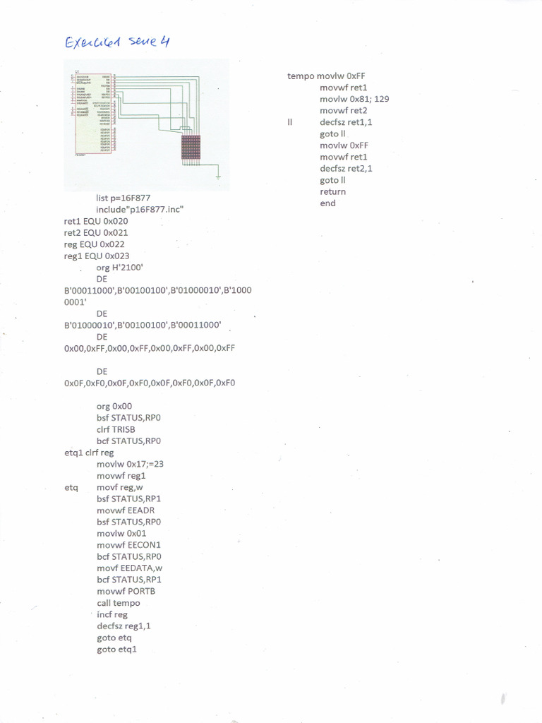 Exercice EEPROM Solution | PDF