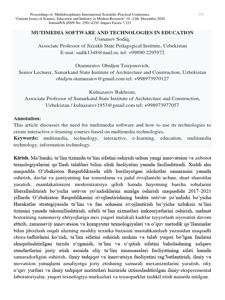 436-Article Text-843-1-10-20210112 | PDF | Computers | Art