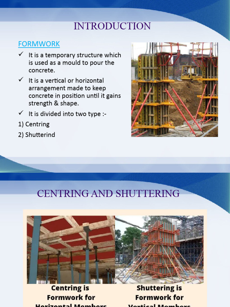 Centring and Scaffolding | PDF