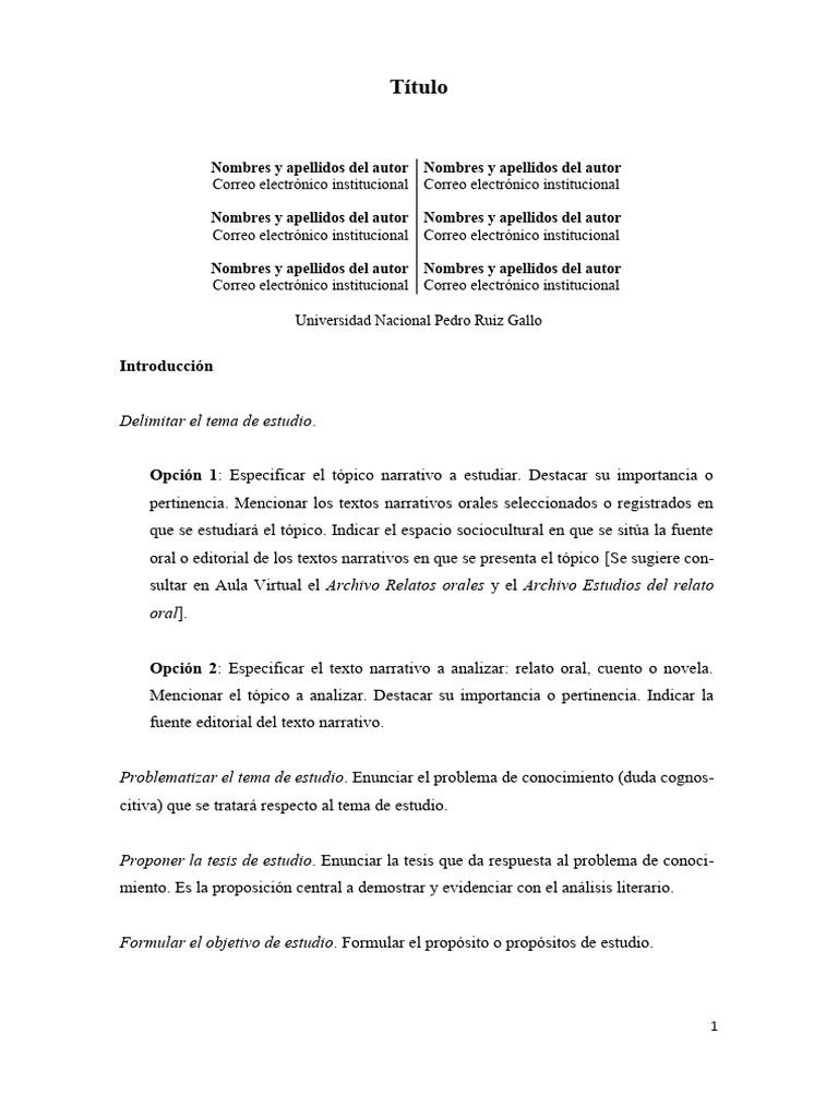 Formato Análisis Del Texto Literario Narrativo | PDF | Cuentos