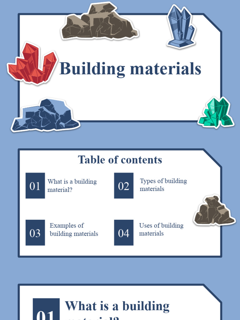 Building Materials | PDF | Building Materials | Rock (Geology)