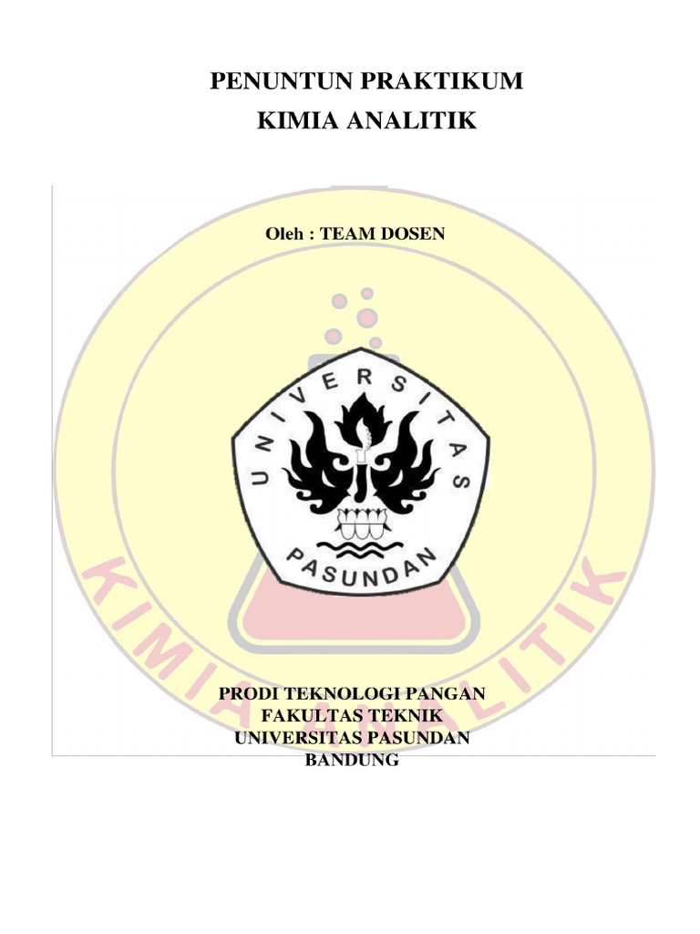 Penuntun Praktikum Kimia Analitik-Materi 5 | PDF