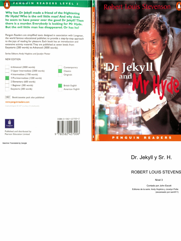 DR Jekyll and MR Hyde | PDF | Extraño caso del Dr. Jekyll y el Sr. Hyde | Robert Louis Stevenson