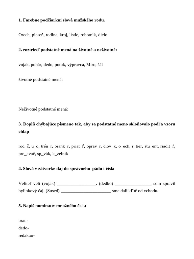 PL Na Vzor Chlap | PDF