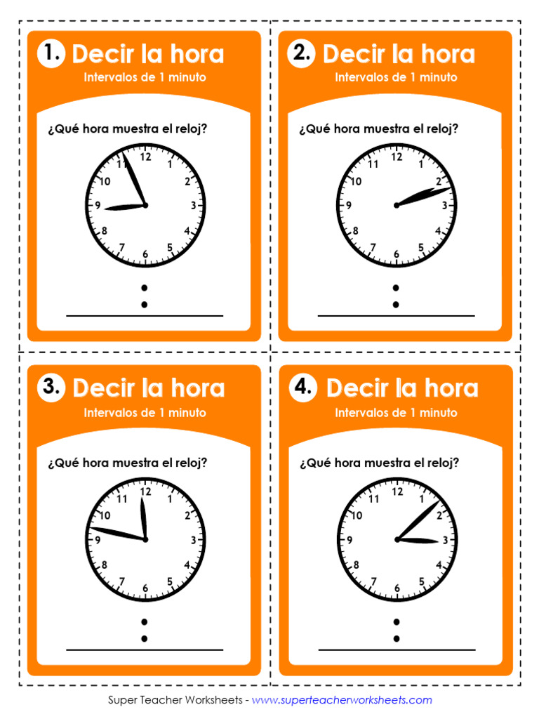 La Hora Scavenger Hunt | Descargar gratis PDF | Hora | Unidades de medida