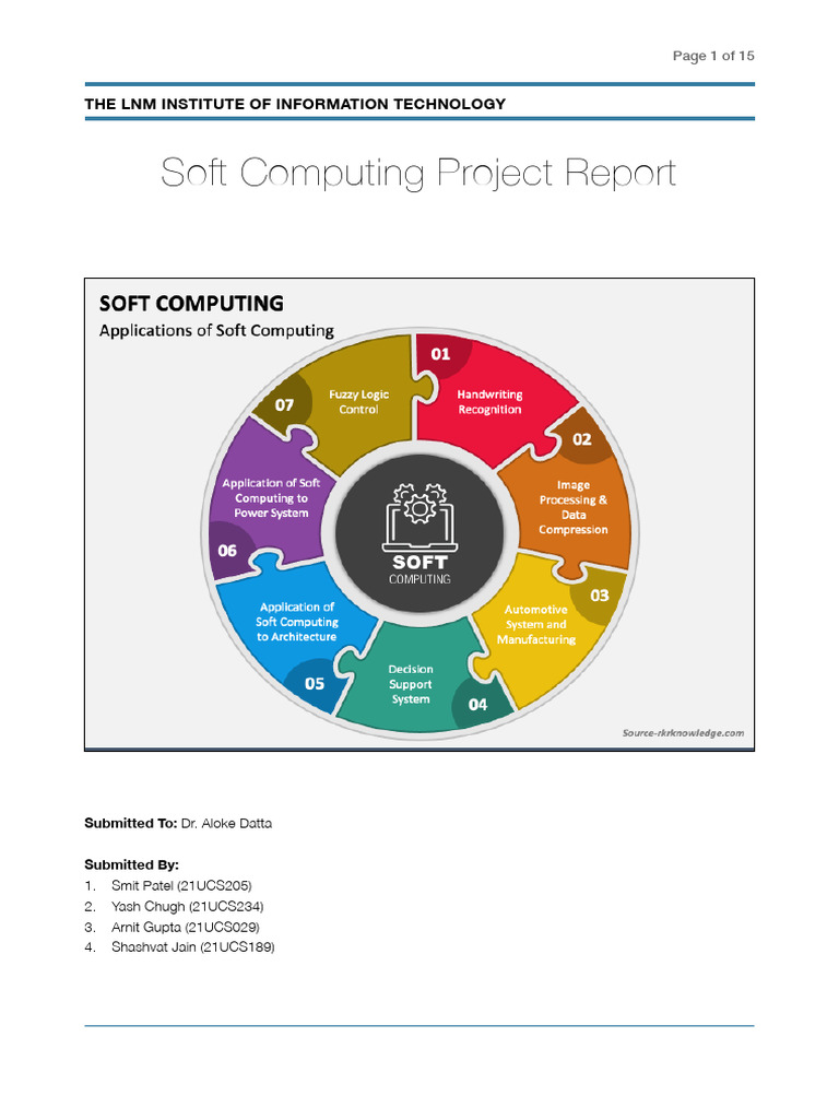 Soft Computing Project Report: The LNM Institute of Information Technology | Download Free PDF ...