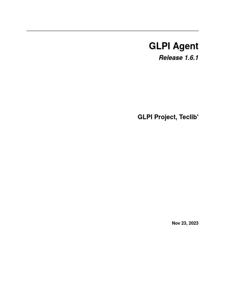 Glpi Agent Readthedocs Io en Latest | PDF | Command Line Interface | Ip ...